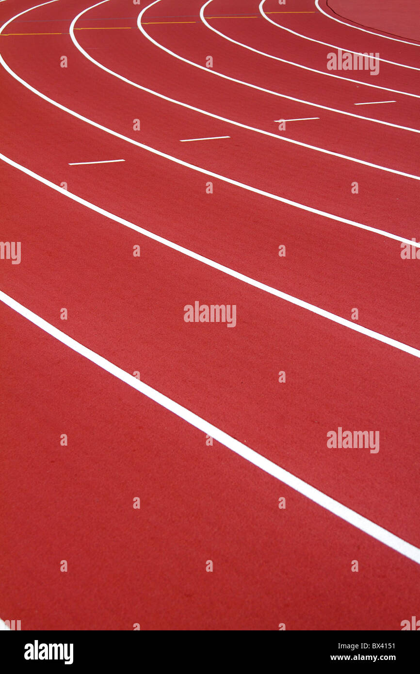 Close up of a synthetic rubber track Stock Photo - Alamy