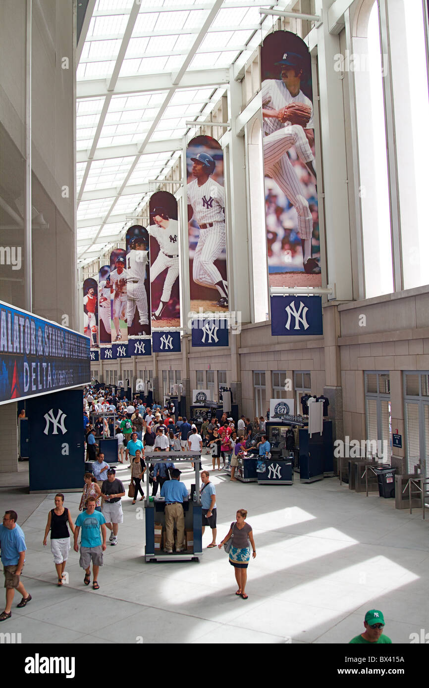 Scenes from around the beautiful new Yankee Stadium in the Bronx Stock ...