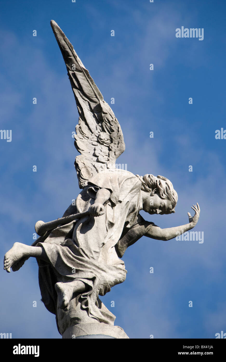 Angel Sculpture; Buenos Aires, Argentina Stock Photo - Alamy