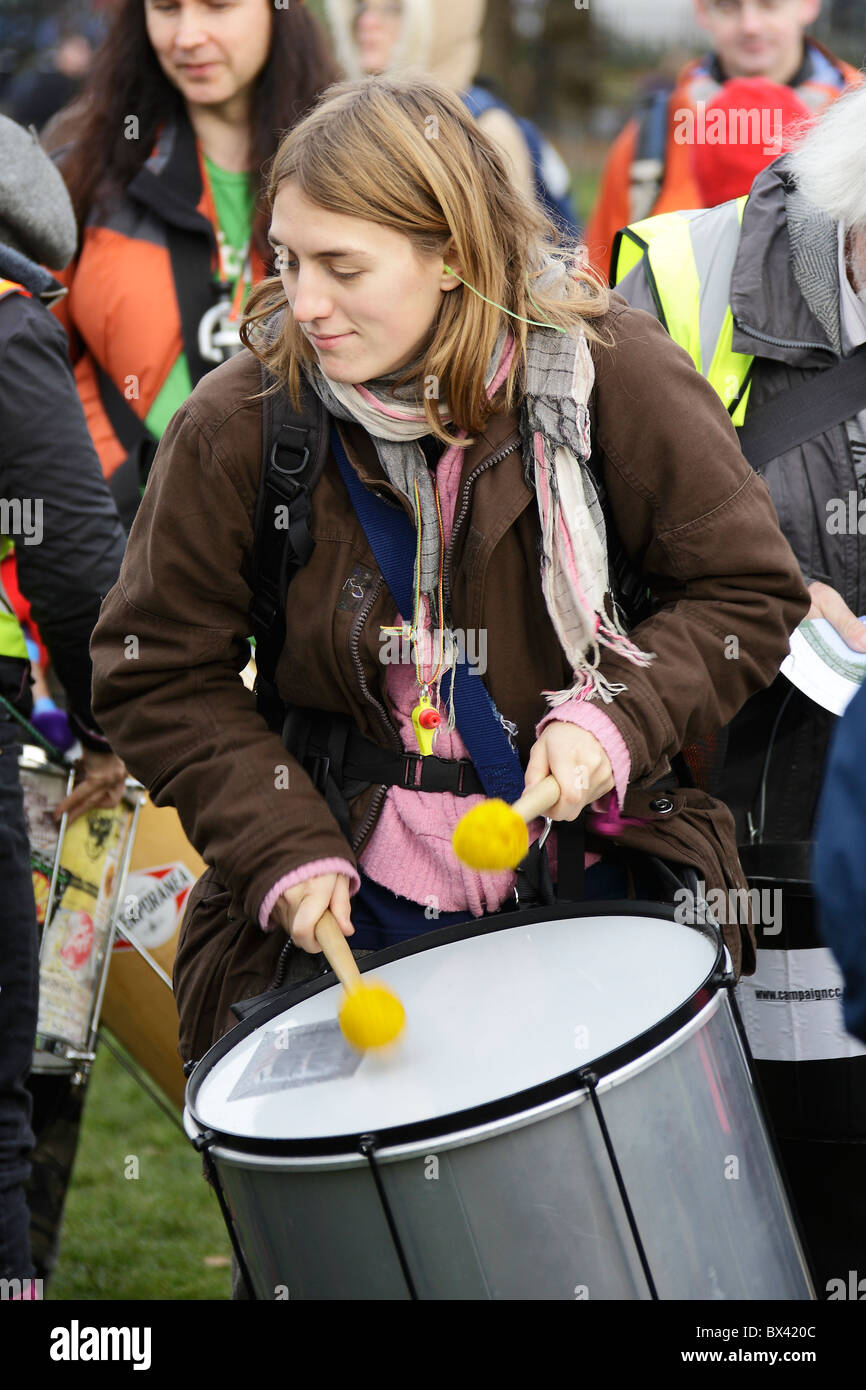Female environmental climate protesters hi-res stock photography and ...