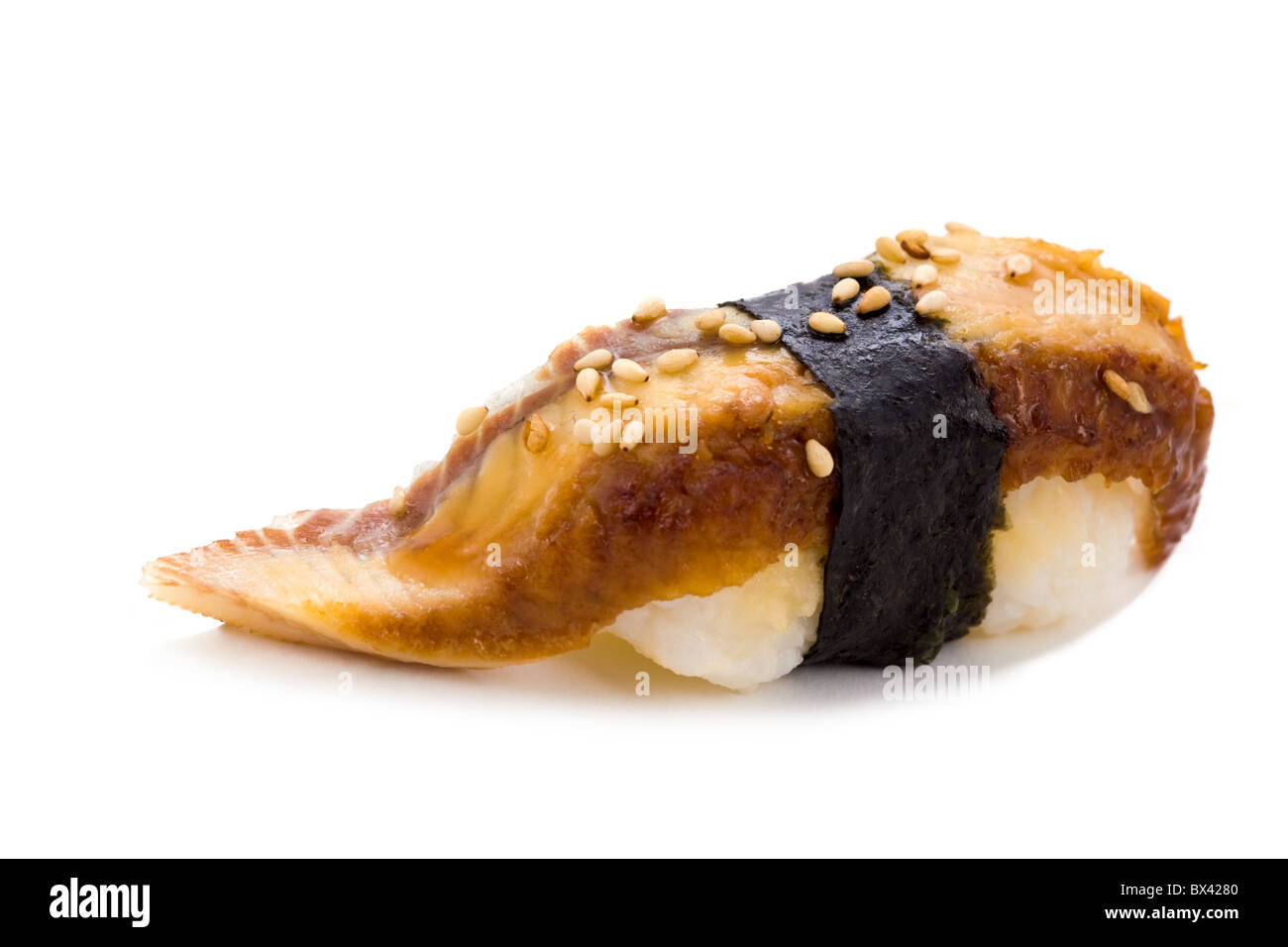 Serving tuna salmon nigiri sushi Cut Out Stock Images & Pictures - Alamy