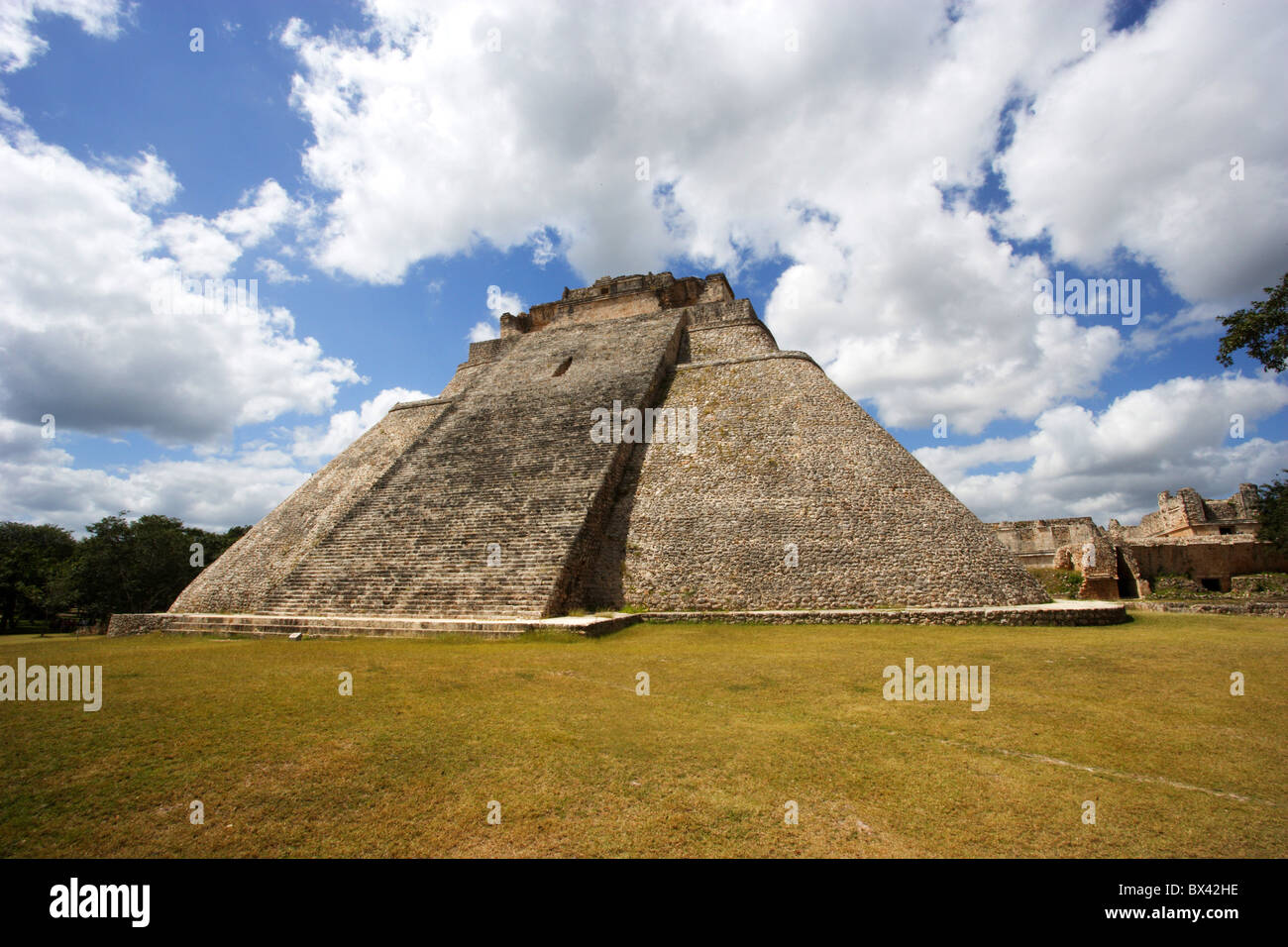 Mexico Central America Yucatan Uxmal Maya culture pyramid UNESCO world ...