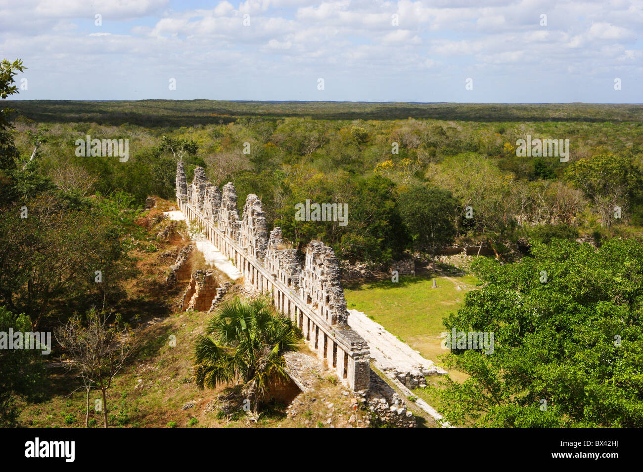 Mexico Central America Yucatan Uxmal Maya culture El Palomar ruins ...