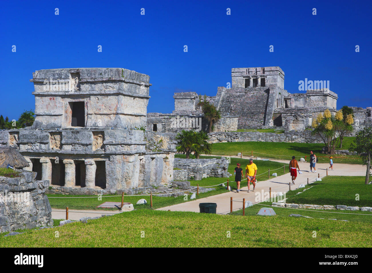 Mexico Central America Quintana Roo Maya Riviera Tulum Maya culture ...