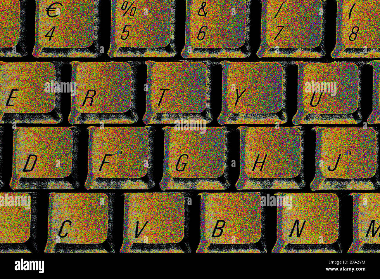 At symbol keyboard hi-res stock photography and images - Alamy