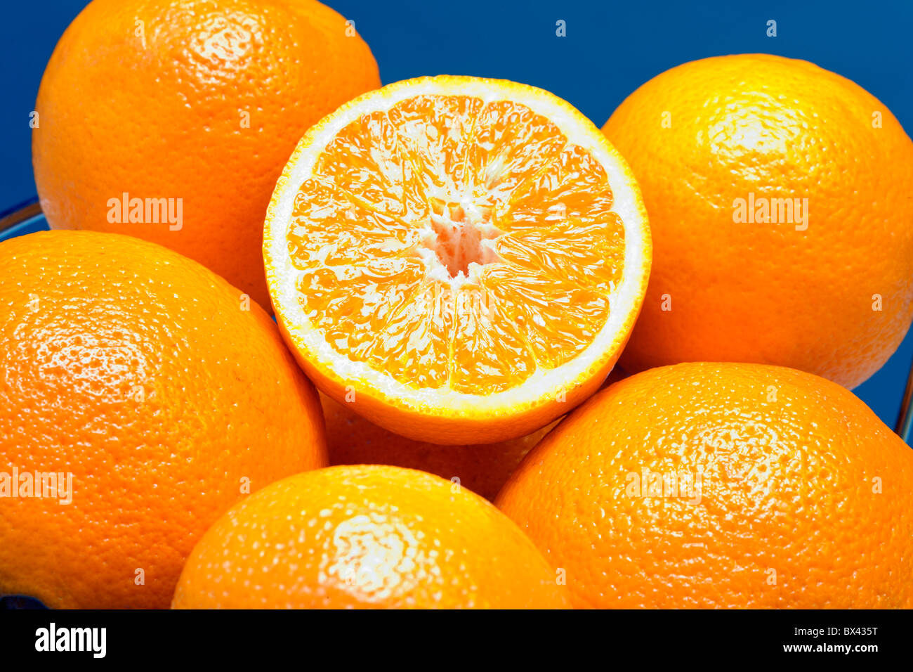 oranges bowl shell white studio food fruit food Stock Photo - Alamy