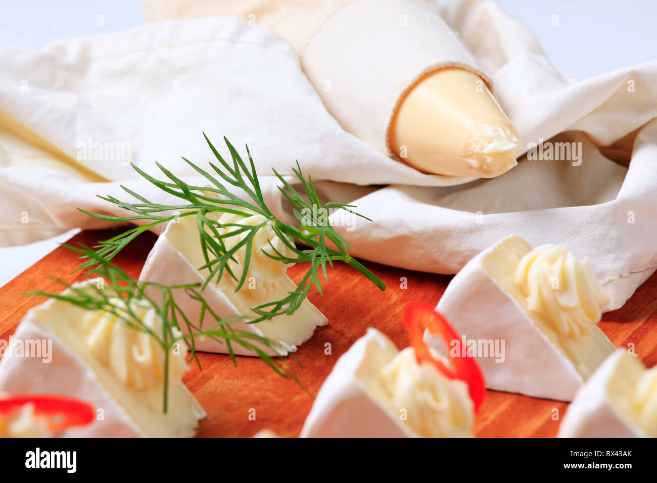 Cheese hors d'oeuvres Stock Photo - Alamy