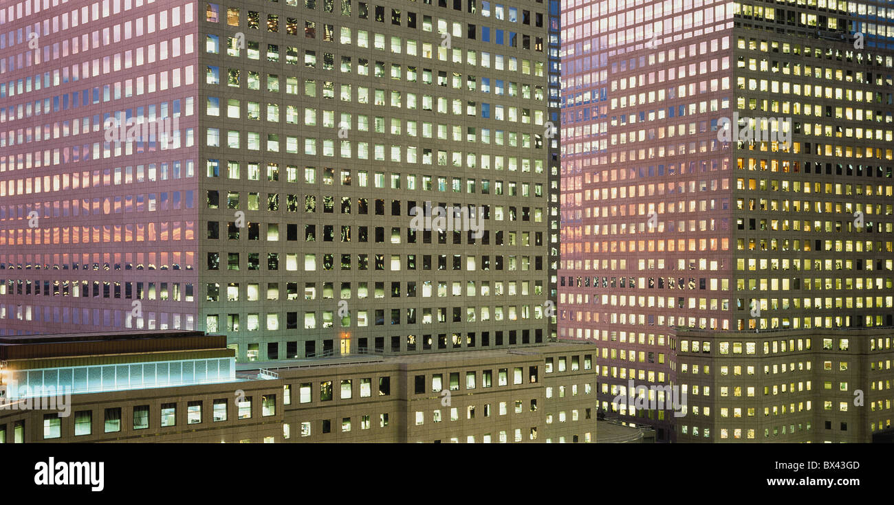 World Financial Center skyscraper blocks of flats high-rise buildings ...