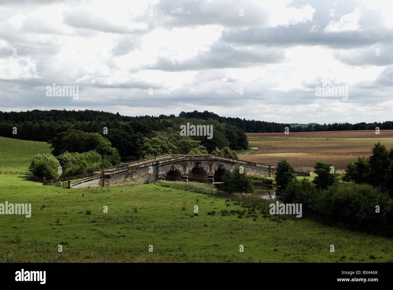 Newbridge Castlehoward North-Yorkshire Stock Photo - Alamy
