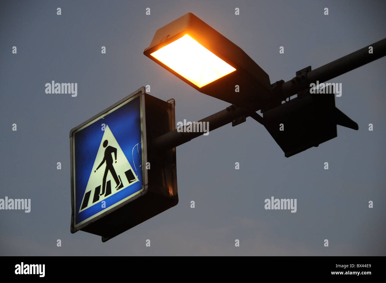 Illuminated road signs hi-res stock photography and images - Alamy