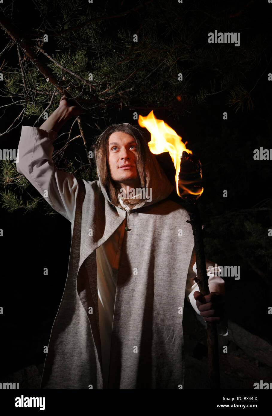 Man carrying torch hi-res stock photography and images - Alamy