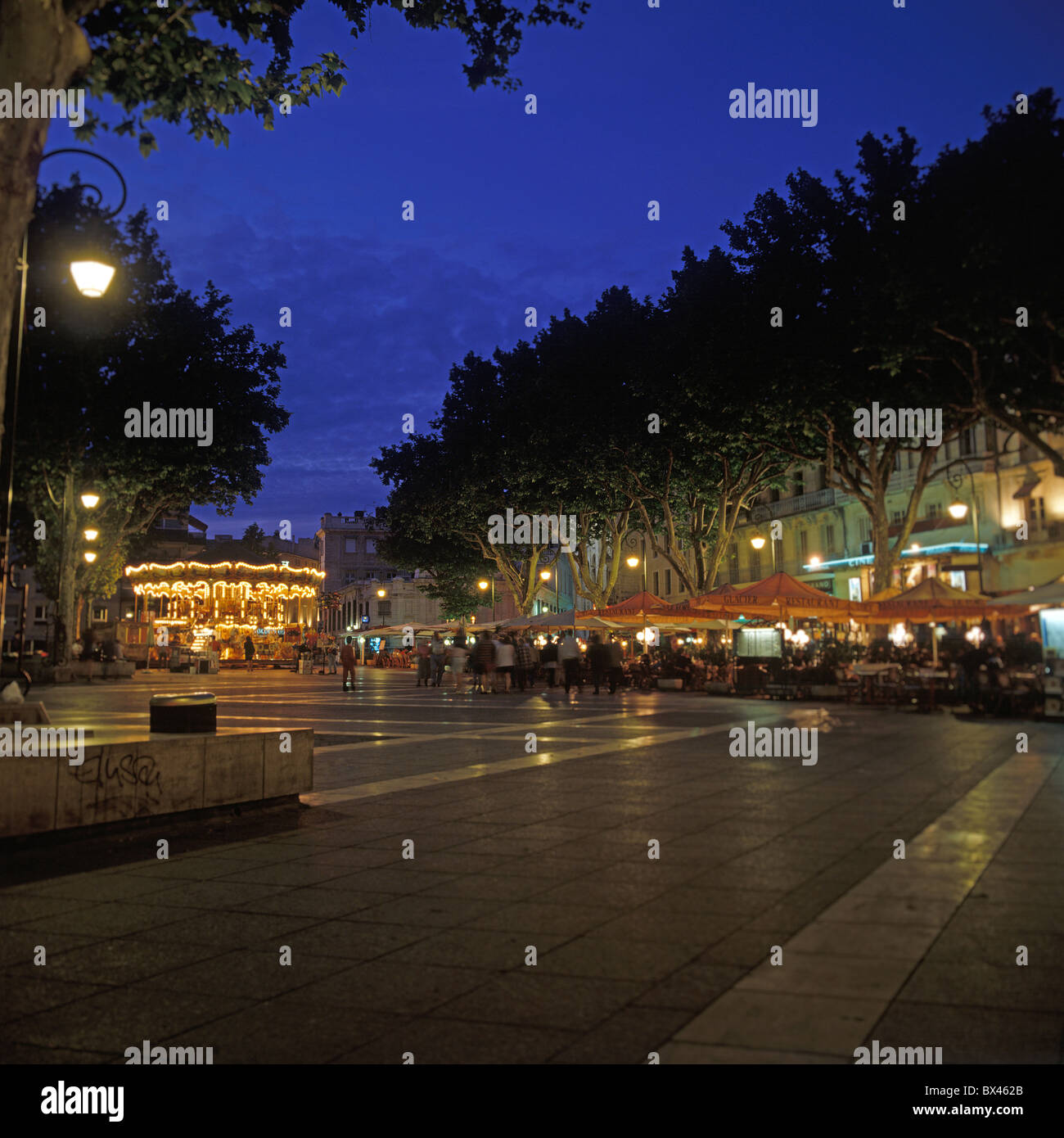 Avignon at night night France Europe South of France place night ...