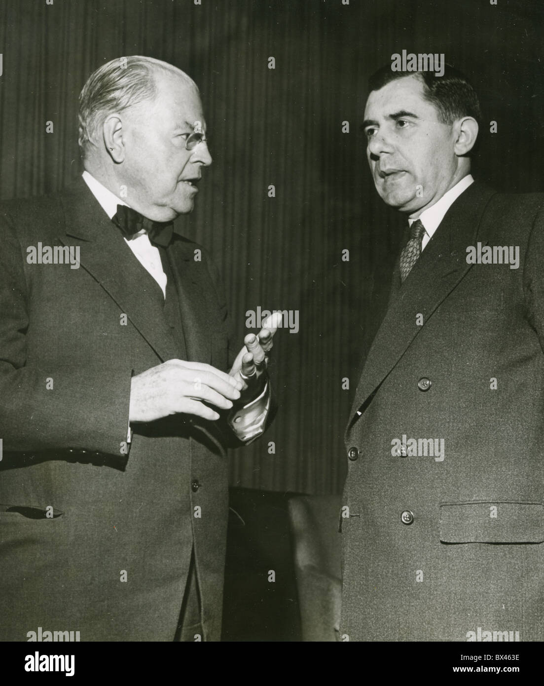 ANDREI GROMYKO Soviet diplomat at the UN in 1947 with US politician ...