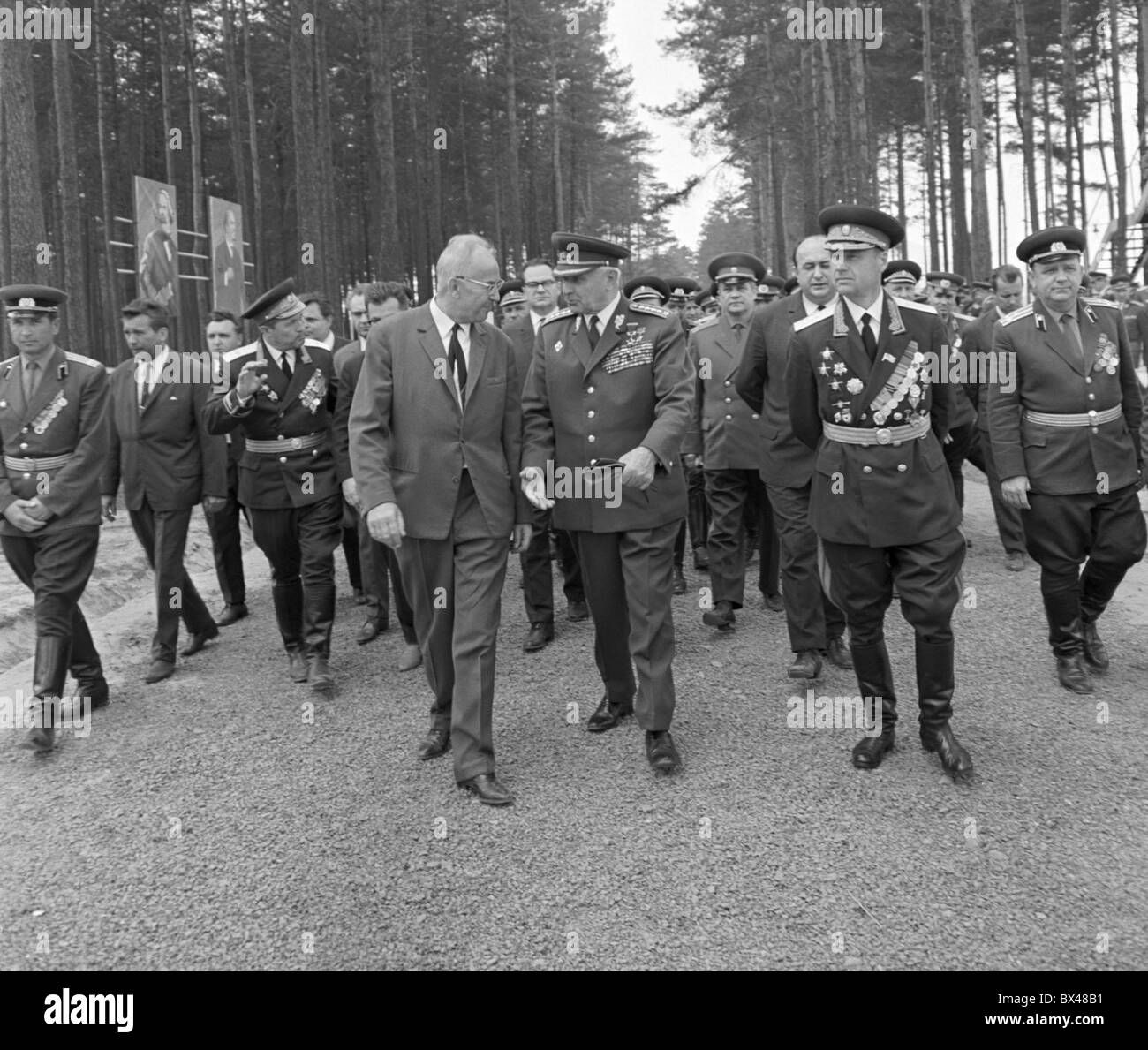 Soviet military compound Black and White Stock Photos & Images - Alamy