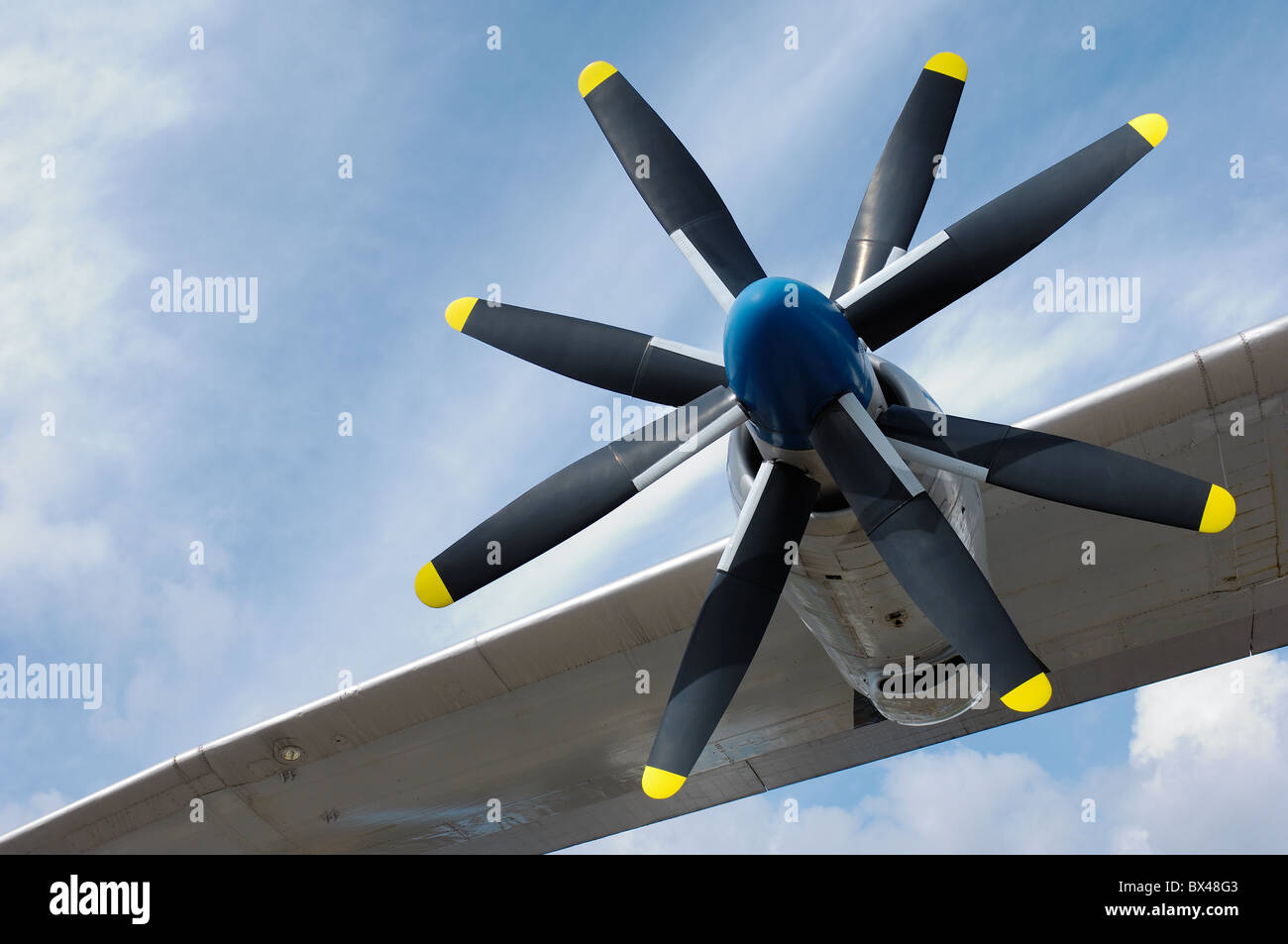 Propeller of an Antonov An-22 Stock Photo - Alamy