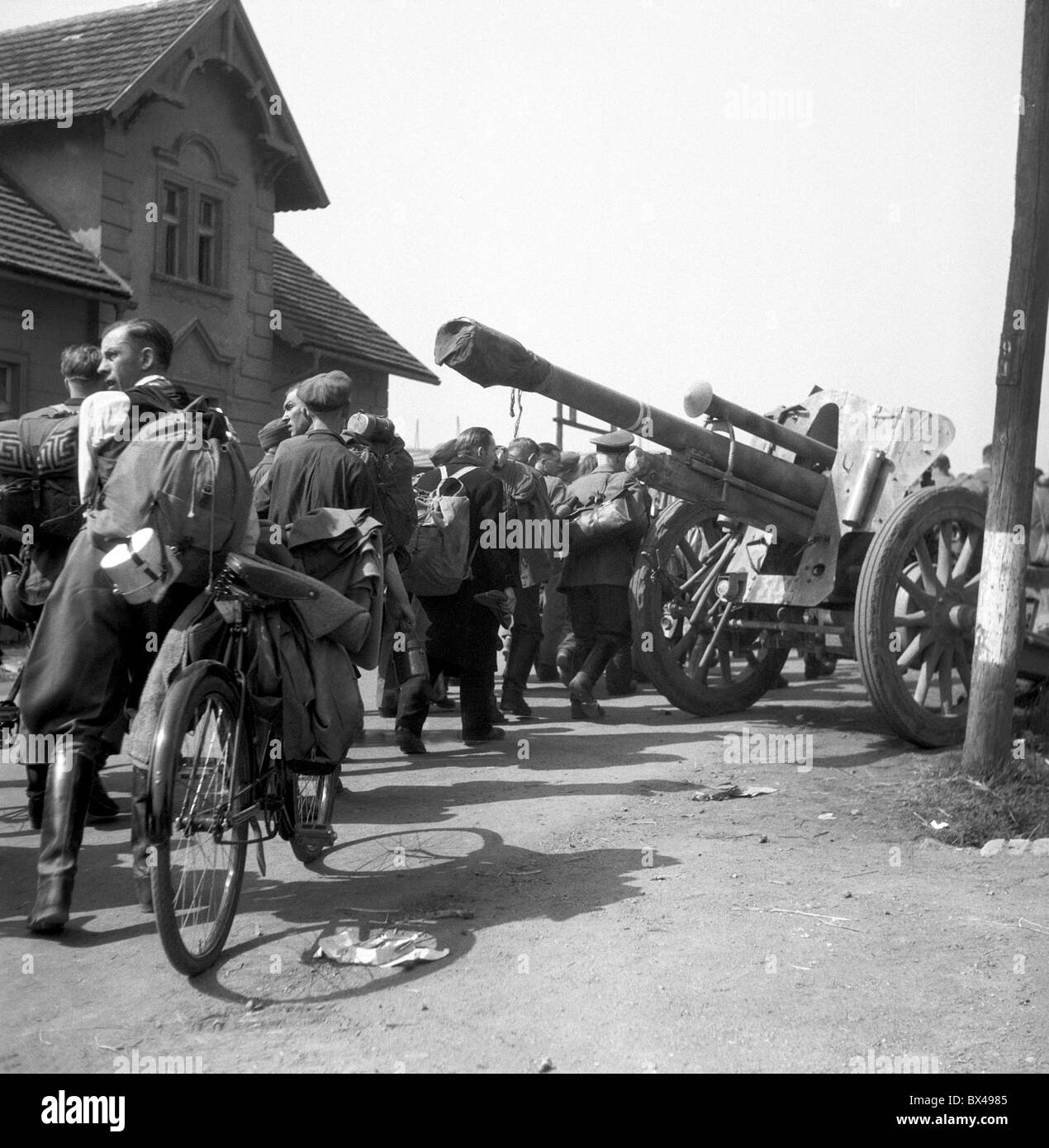 WWII, Protectorate Bohemia and Moravia, Prague, May 6th 1945 Stock ...