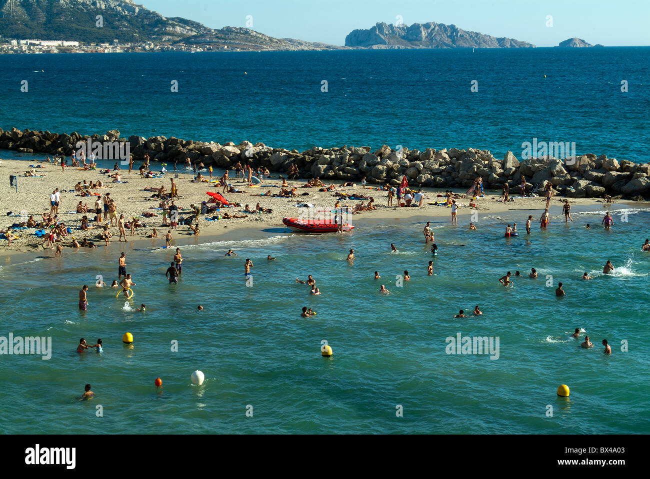 Marseille, France - the Prophete Beach Stock Photo - Alamy