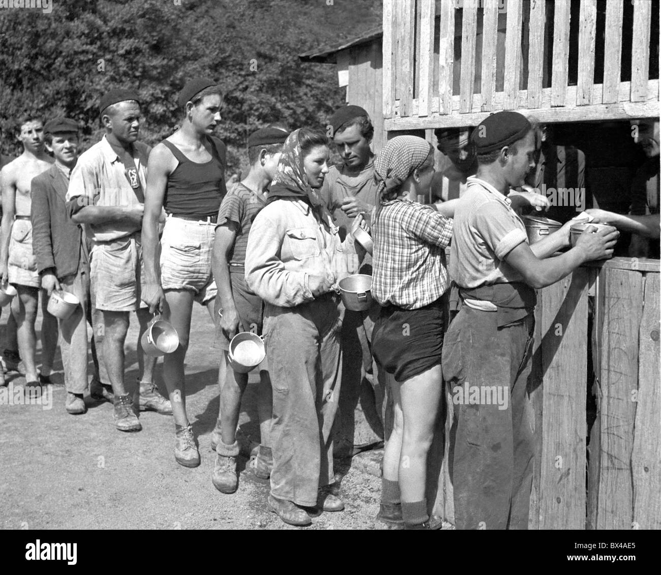 Hard time Black and White Stock Photos & Images - Alamy