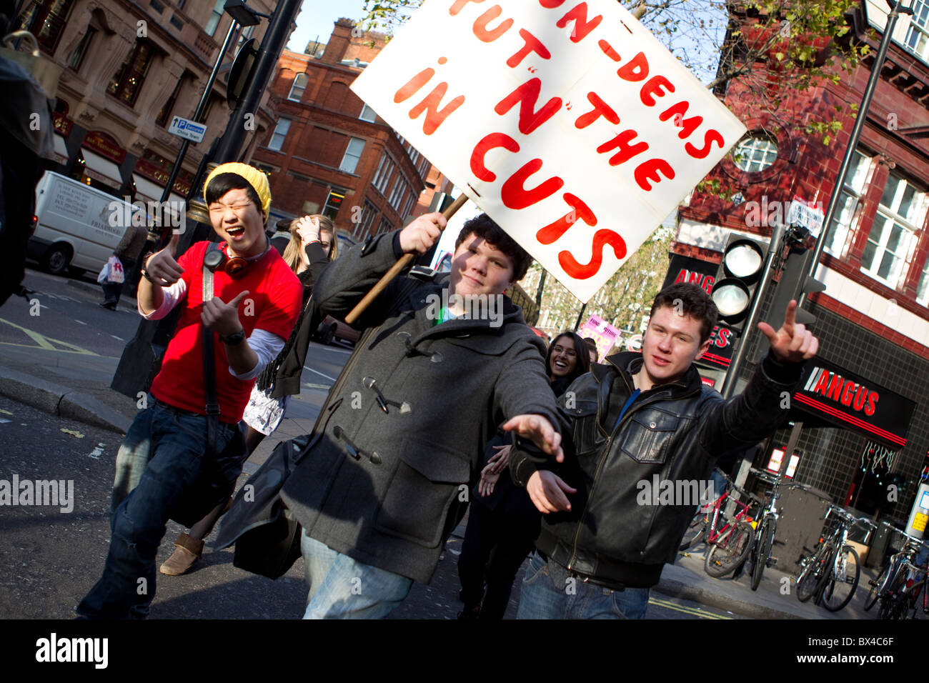 Tuition fees protest 2010 hi-res stock photography and images - Alamy