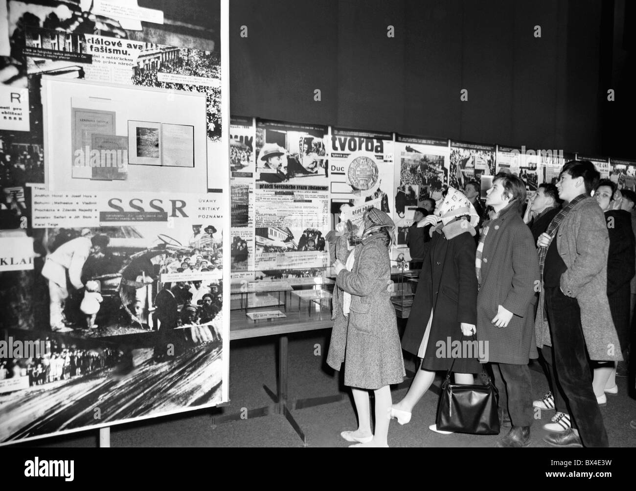 Prague, 1963, vistors at Big Friendship (friendship between Soviet ...