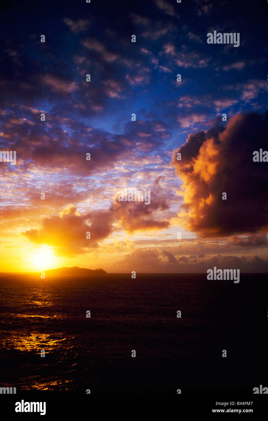Ocean Sunset, Blasket Islands, Ireland Stock Photo - Alamy