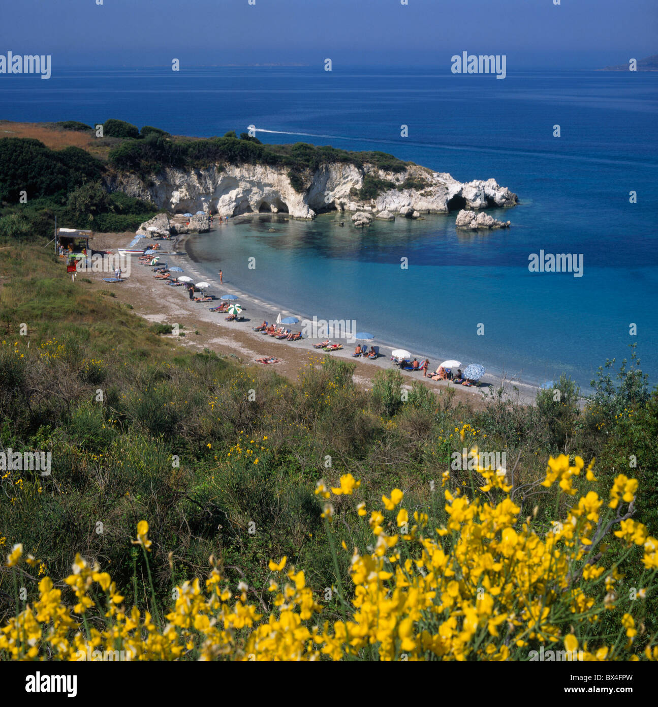 Kalamia beach kefalonia hi-res stock photography and images - Alamy