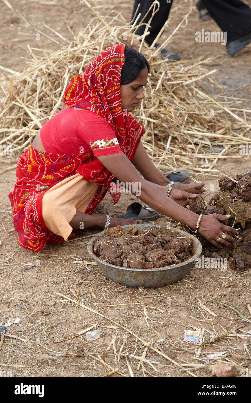 Woman dung india hi-res stock photography and images - Alamy