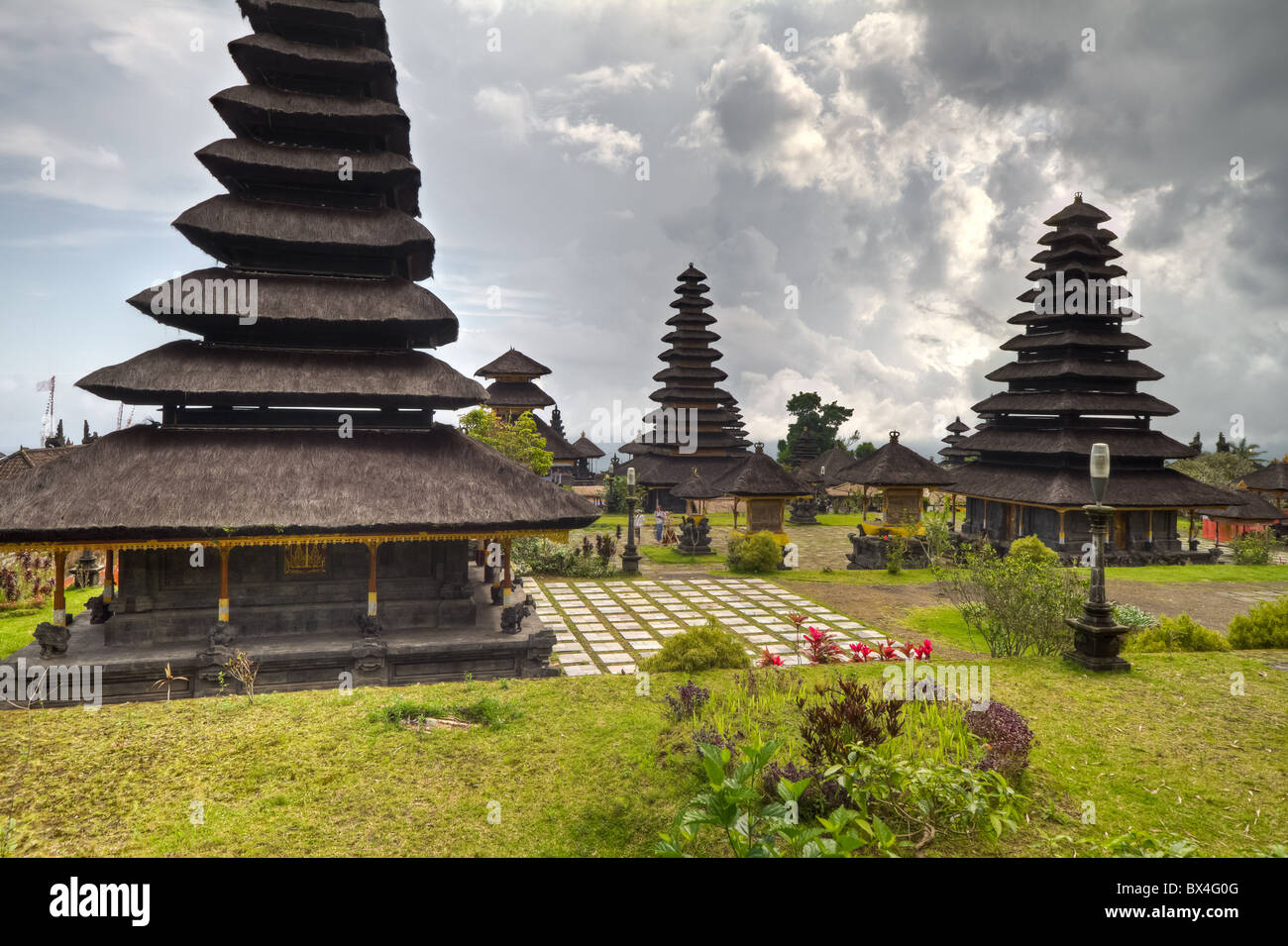 Pura Besakih hindu temple complex, Bali, Indonesia Stock Photo - Alamy