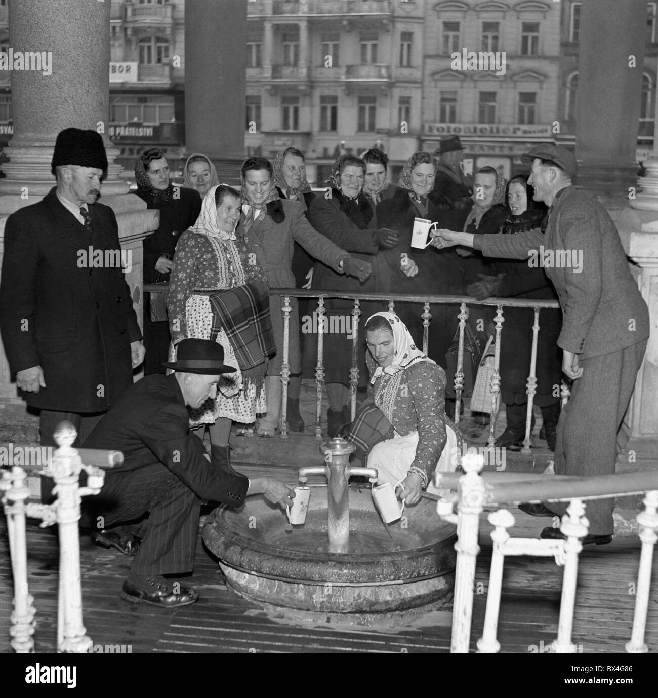 Healing water Black and White Stock Photos & Images - Alamy