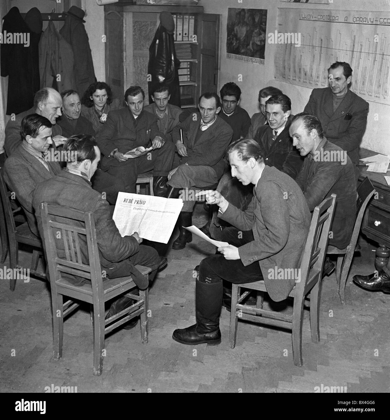 Communist daily rude pravo hi-res stock photography and images - Alamy