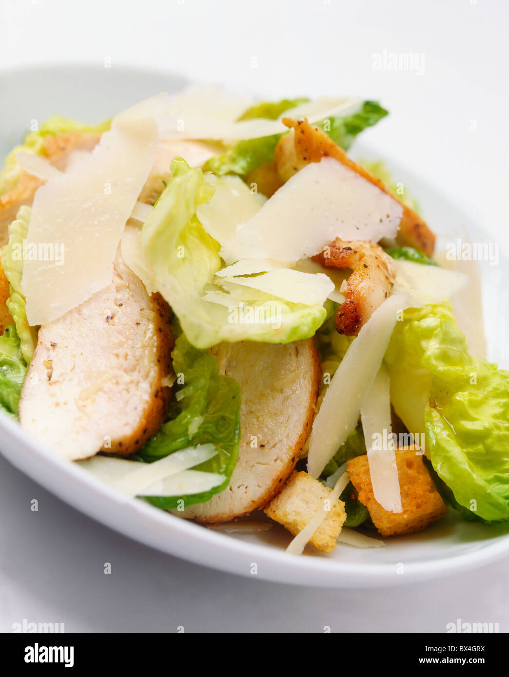 Chicken Caesar Salad Stock Photo - Alamy