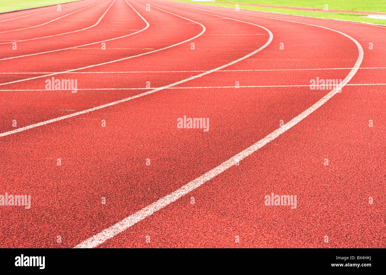 running track for race, for concept or background Stock Photo - Alamy