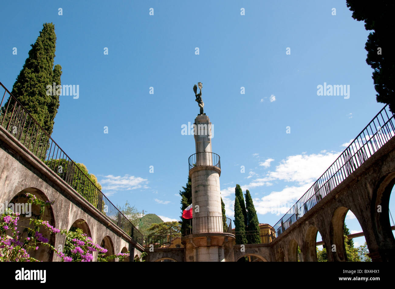 Il Vittoriale at Gardone Riviera on Lake Garda, Northern Italy Stock ...