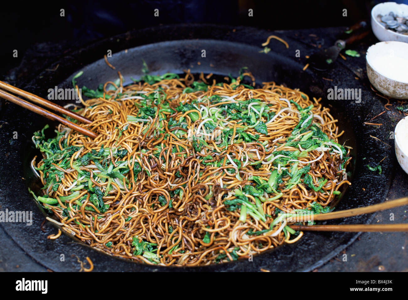 China Asia Shanghai Fried Noodles Noodles Chinese Food Street Food Fast ...