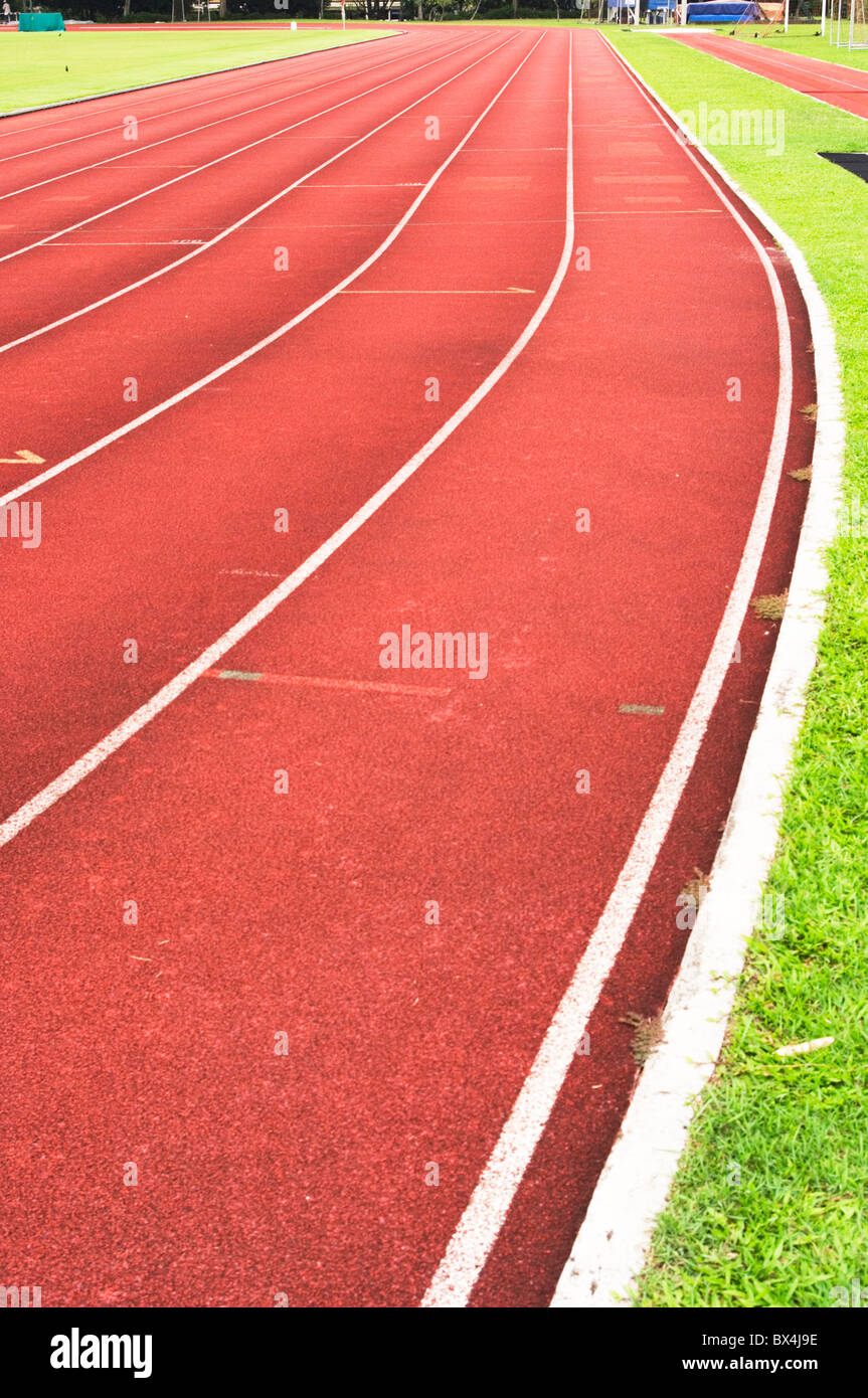 running track for race, for concept or background Stock Photo - Alamy