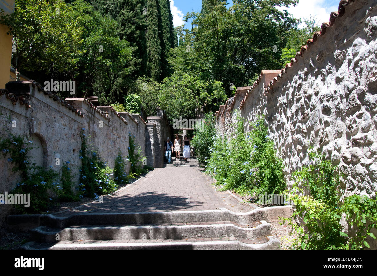 Il Vittoriale at Gardone Riviera on Lake Garda, Northern Italy Stock ...
