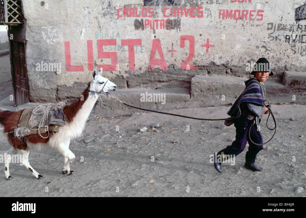 Llama poncho hi-res stock photography and images - Alamy