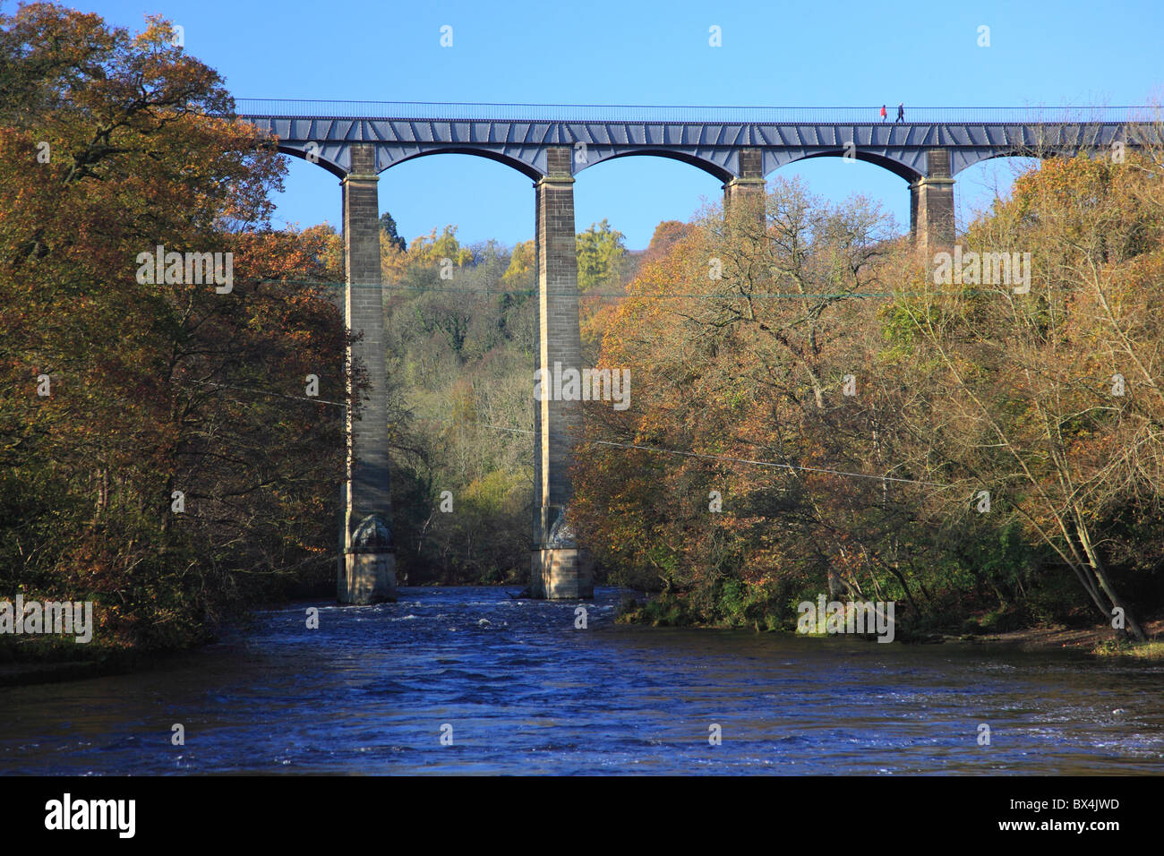 Pontcysyllte Aqueduct, World Heritage site, near Wrexham and Llangollen ...