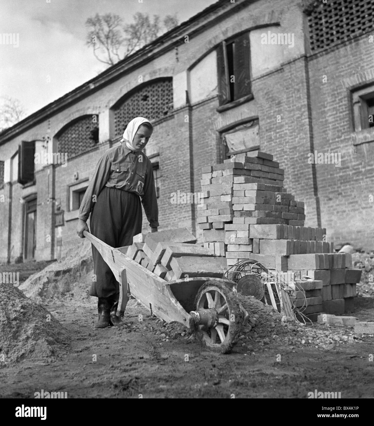 Back to bricks Black and White Stock Photos & Images - Alamy