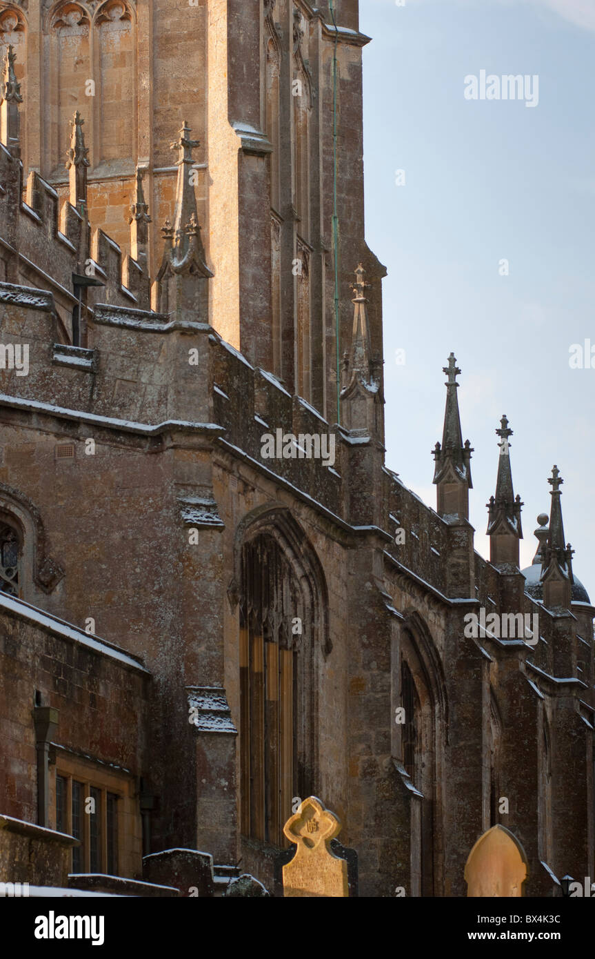 Wool church of St. James in Chipping Campden, Cotswold region ...