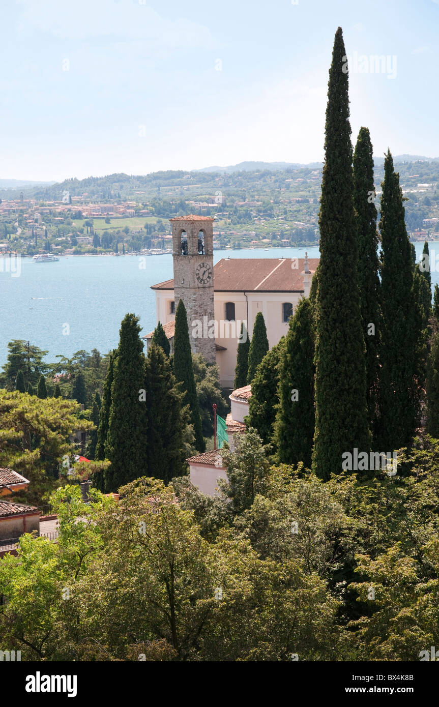 Il Vittoriale at Gardone Riviera on Lake Garda, Northern Italy Stock ...