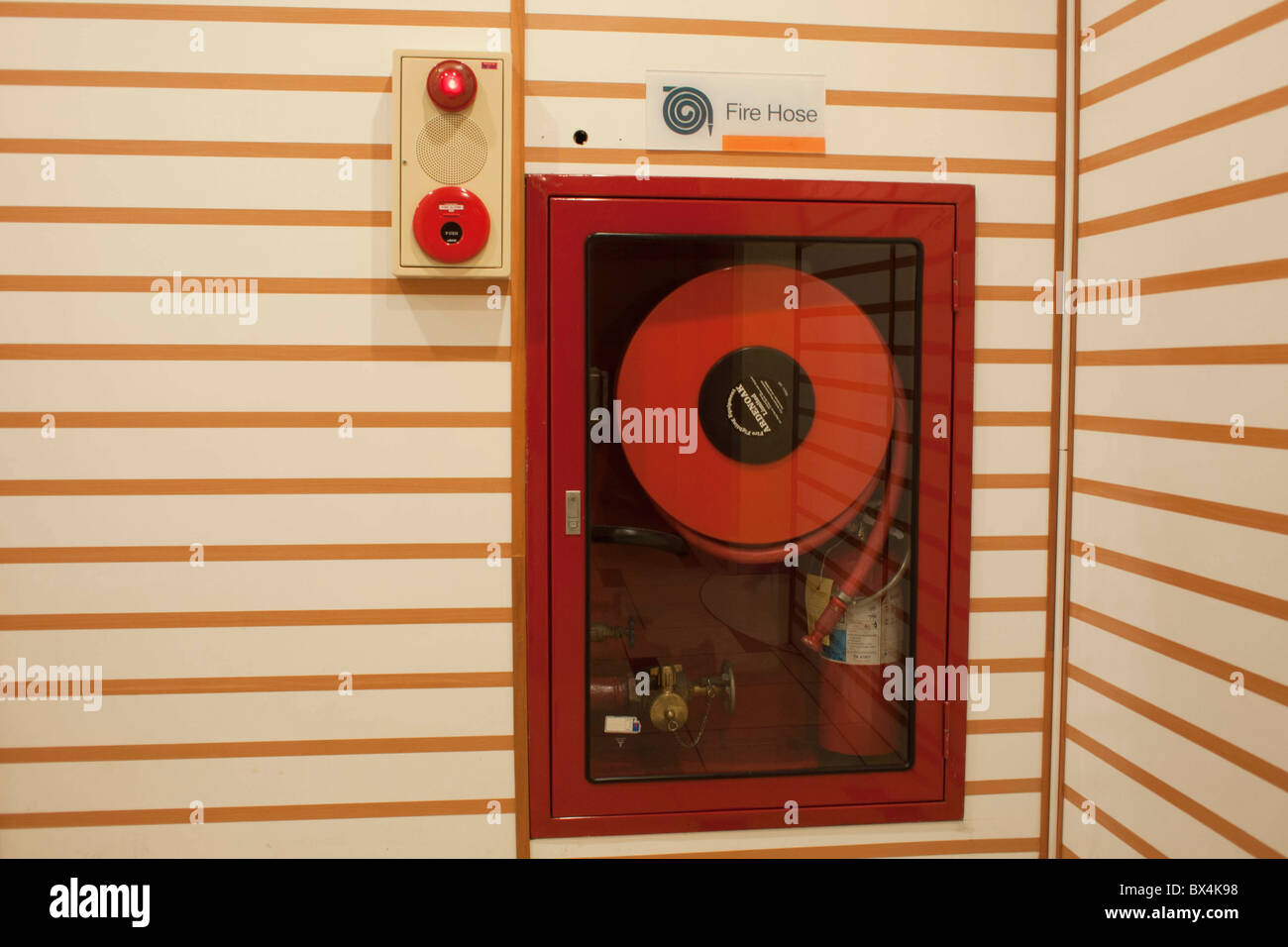 The fire hose unit Stock Photo - Alamy