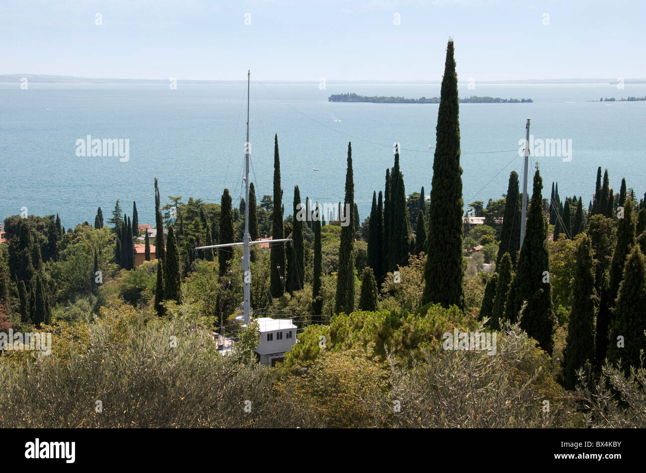 Il Vittoriale at Gardone Riviera on Lake Garda, Northern Italy Stock ...