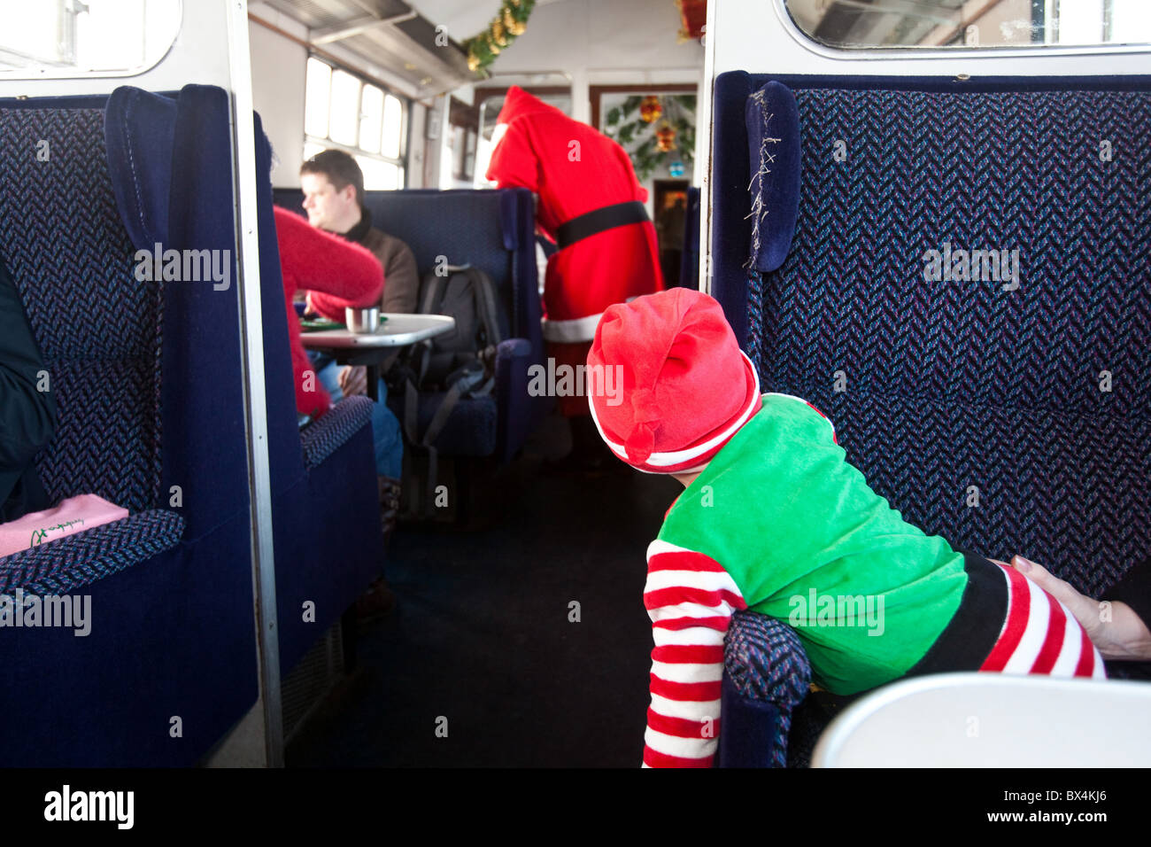 Santa train hi-res stock photography and images - Alamy