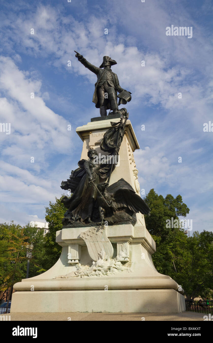 Rochambeau statue hi-res stock photography and images - Alamy