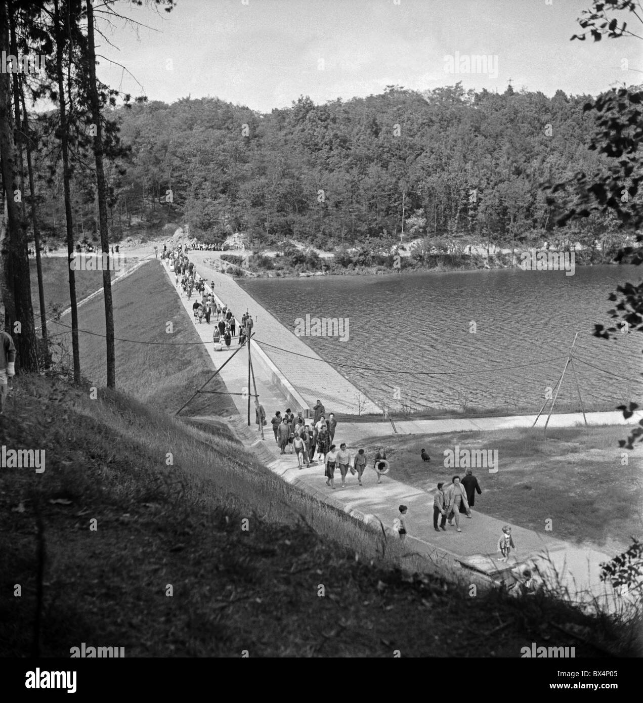 Czechoslovakia, Hostivar dam Stock Photo - Alamy