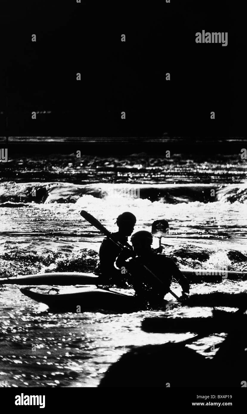 Ireland, River Canoeing Stock Photo - Alamy