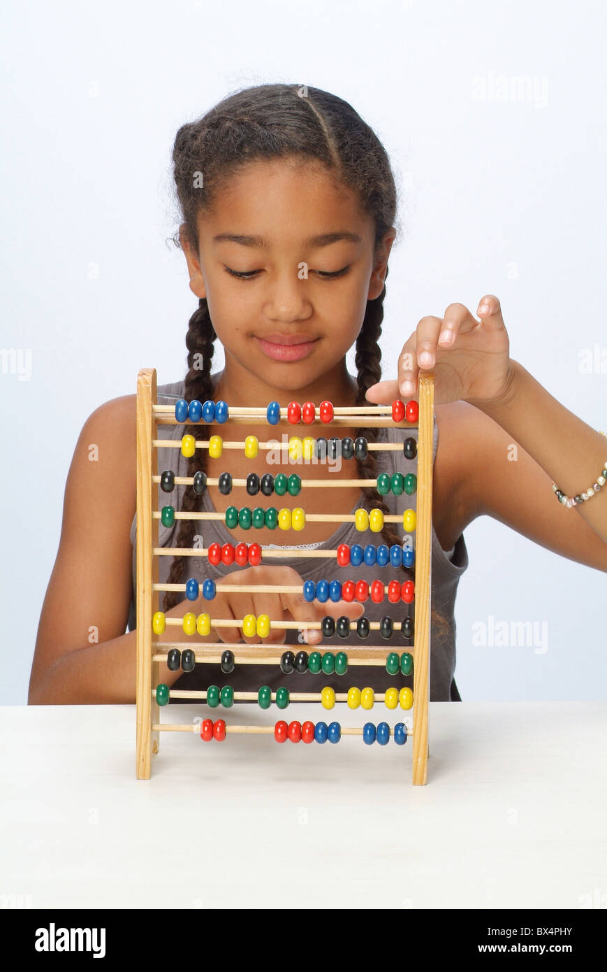 Black schoolgirl abacus hi-res stock photography and images - Alamy
