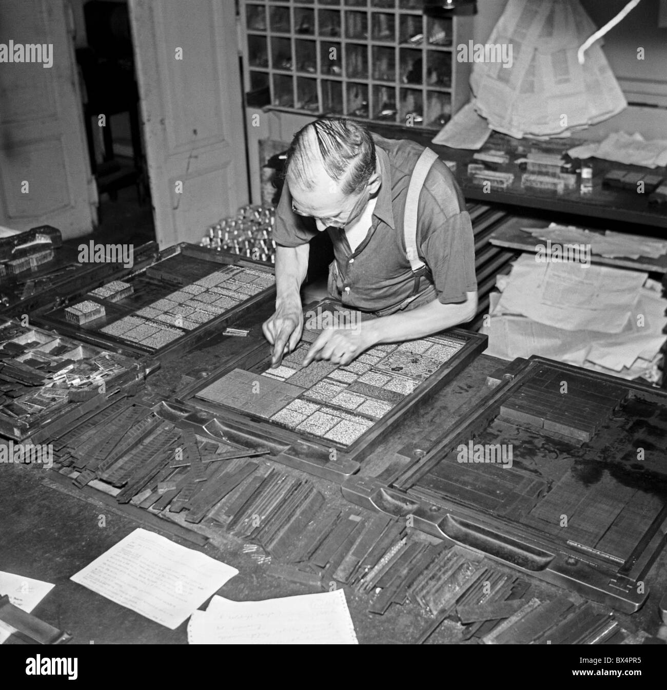 Typesetter hi-res stock photography and images - Alamy