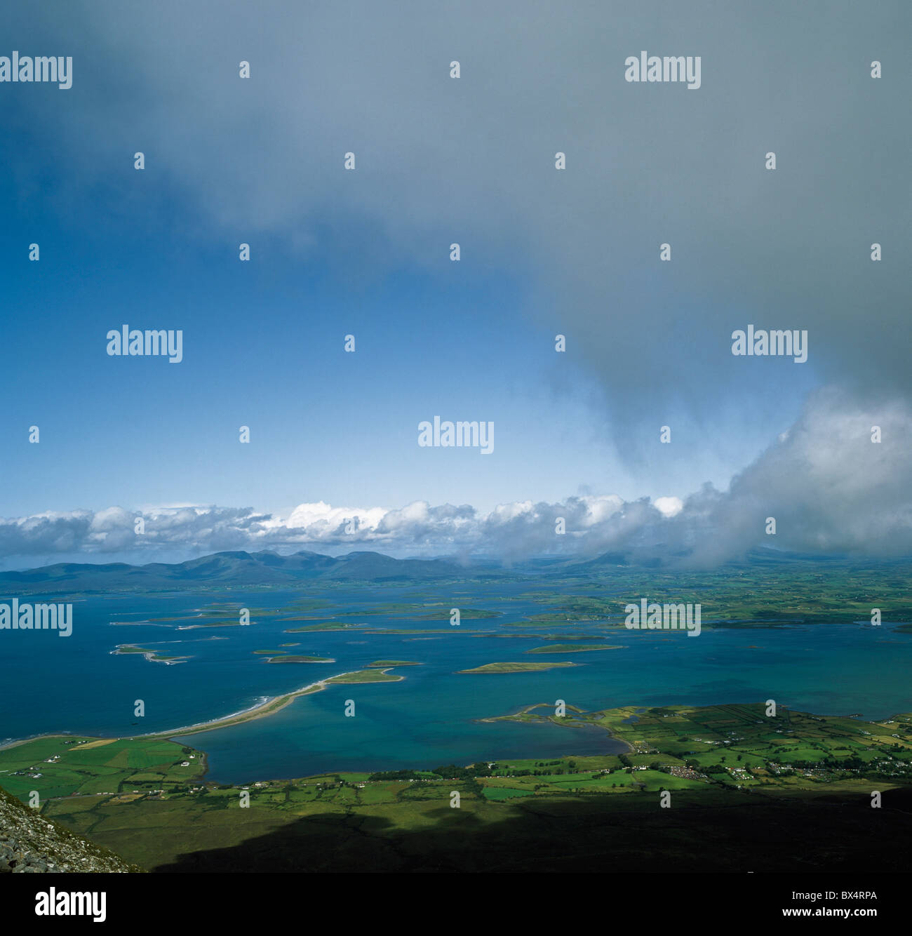 Co Mayo, Clew Bay From Croagh Patrick Stock Photo - Alamy